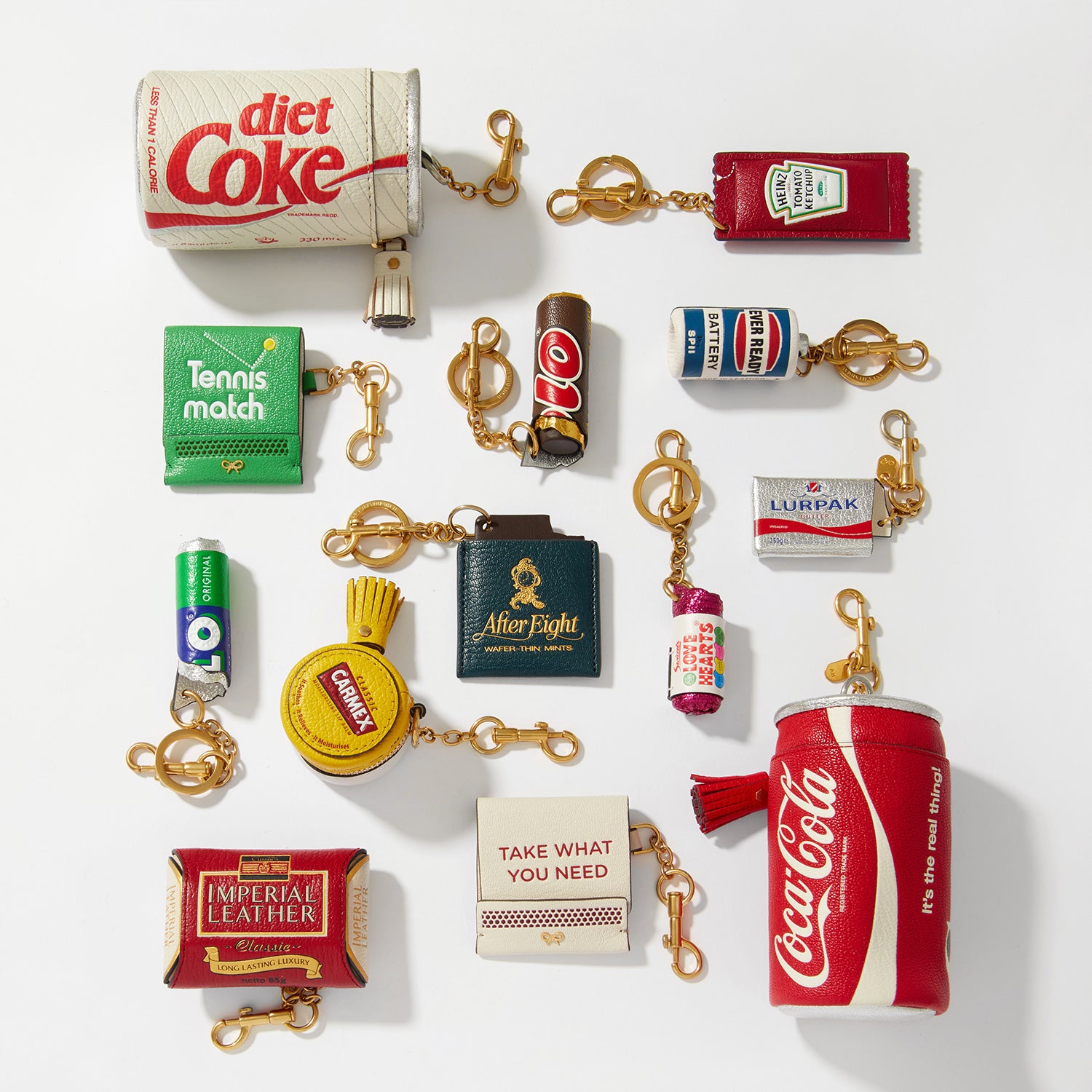 Anya Brands Love Hearts Charm | Anya Hindmarch UK