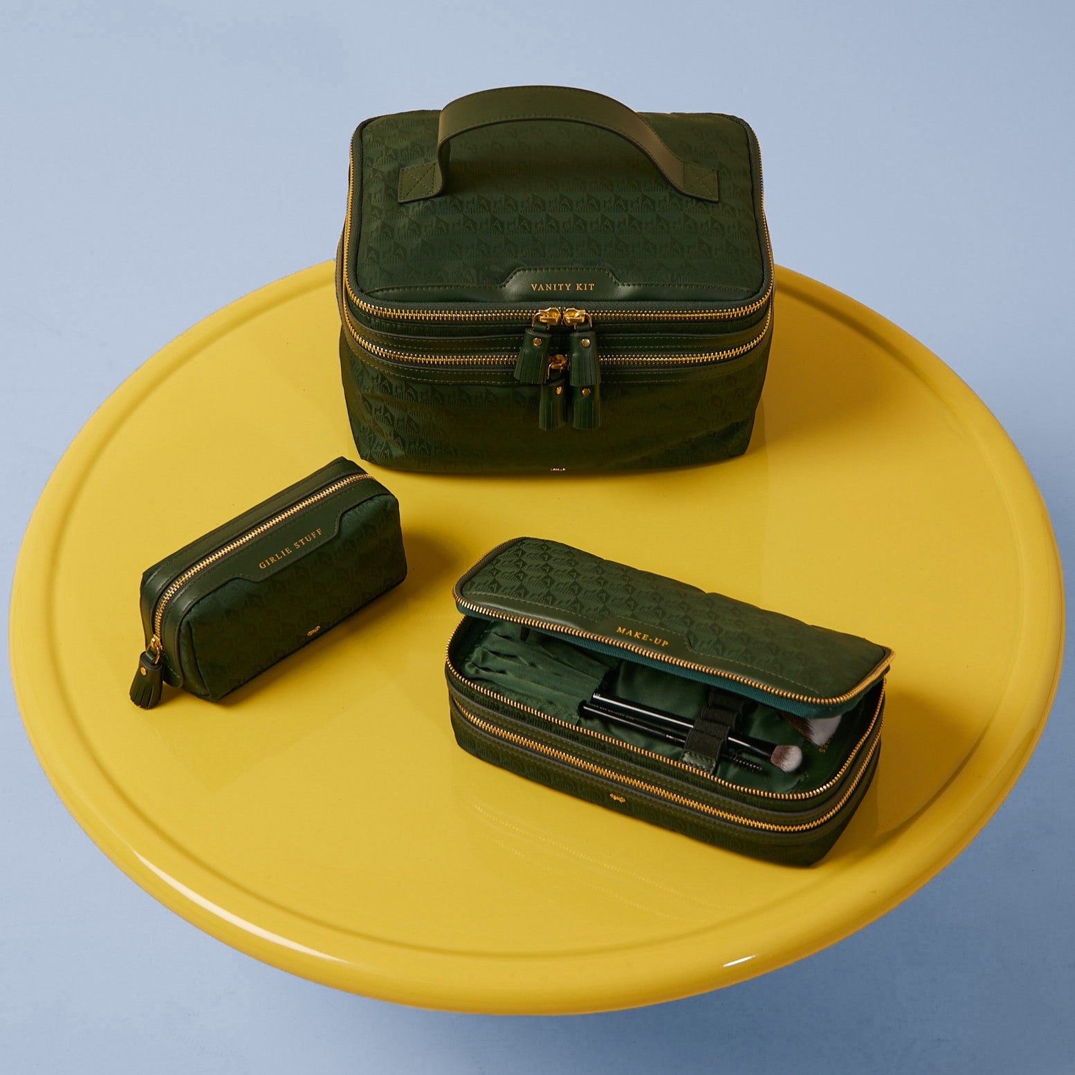 Logo Make-Up Pouch | Anya Hindmarch UK