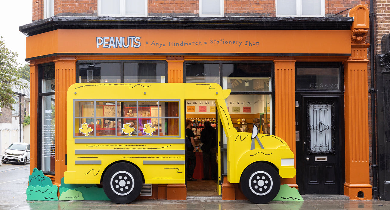 Peanuts x Anya Hindmarch = Stationery Shop | Anya Hindmarch UK